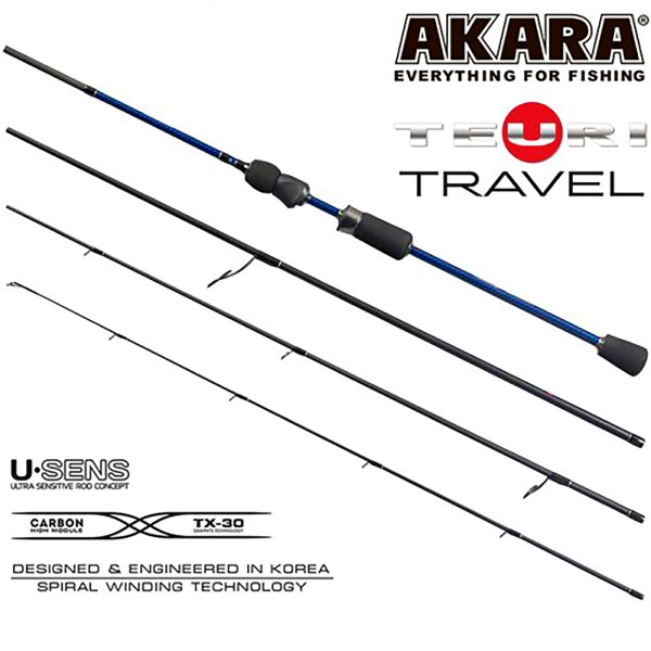 Спининг Akara Teuri Travel 764 M 2.28 м, 7-21 г | Наслука