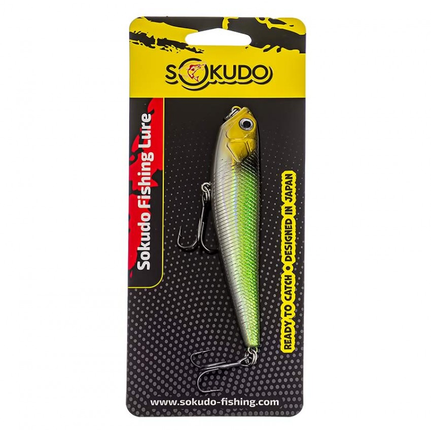 Комплект от 4 бр воблери-уолкър Sokudo Wild Dog 8.5см 8.3г⚡НАСЛУКА⚡Хит Цена