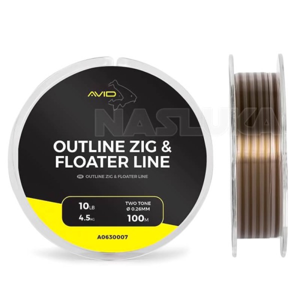 Монофилно влакно за зиг-риг Outline Zig Floater Line 100м | Avid ...