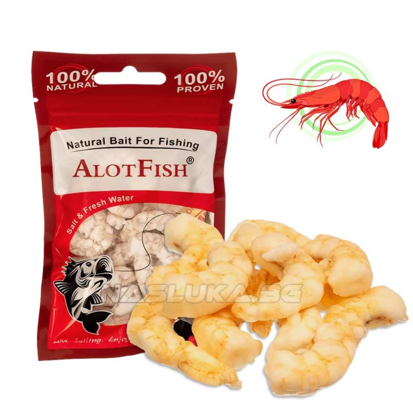 Сушени белени скариди Alot Fish Shrimp Meat nasluka-shop.com ТОП ЦЕНА